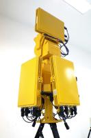 China C-Band DBF MIMO Perimeter Surveillance Radar 1.2km Drone Detection 40W for sale
