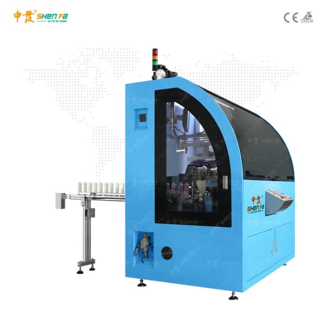 Parfümflasche-Seiden-Drucker-Fully Auto Servo-Siebdruck-Maschine für Parfüm-Industrie