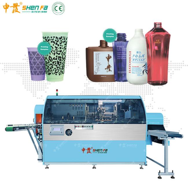 Auto High Speed Round Bottles Screen Printer