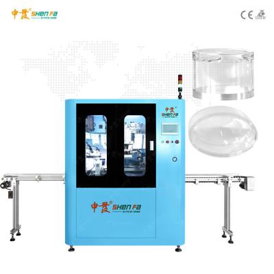 China 50pcs / Min Automatic Hot Stamping Machine For Clear Oval Cap for sale