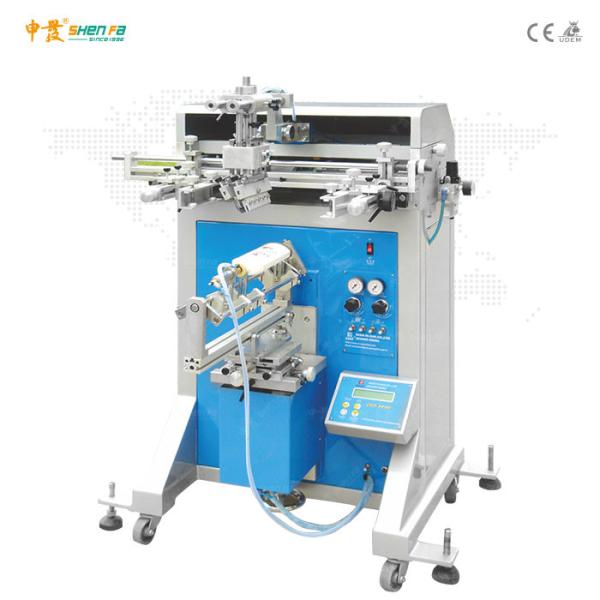Machine d'impression à écran en soie à deux couleurs pour bouteilles de parfums et de vin en verre