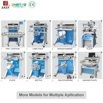China Semi-Automatic Screen Printer for Bottles Cups Glass SF-400 for sale