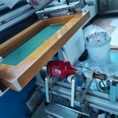 China Semi-Automatic Screen Printer for Bottles Cups Glass SF-400 for sale
