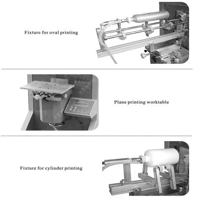 China Multi-Functional Semi-Automatic Screen Printing Machine for Cylindrical Printing with UV Drying for sale