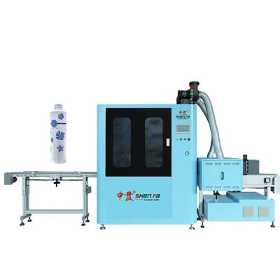 China Fully Automatic Two Colors Screen Printing Machine for Bottles and Tubes with 25 pcs/minute Speed and 15-80mm Printing Size for sale