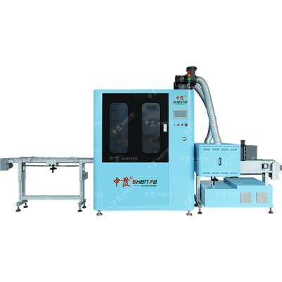 China Automatic Screen Printing Machine for Glass Bottles with AC380V Power 50pcs/min Speed and 2 Years Warranty for sale