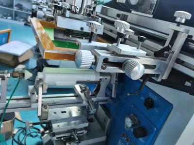 China Semi-Automatic Screen Printing Machine with 220V Power and 1 Year Warranty for Round Oval Flat Bottles for sale
