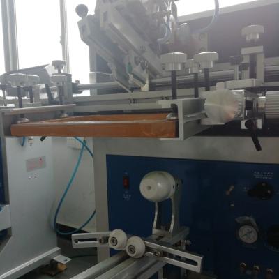 China Automatic Silk Screen Printing Machine with 1200PCS/Hr Speed PLC Control for Round Oval Flat Bottles for sale