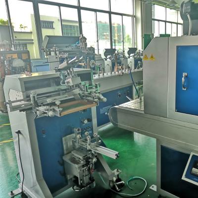 China Automatic Silk Screen Printing Machine with 1200PCS/Hr Speed PLC Control for Round Oval Flat Bottles for sale