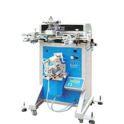 China Semi-Automatic Screen Printing Machine for Plastic/Glass Bottles with Max. φ70mm*180mm Print Size and 36pcs/min Speed for sale