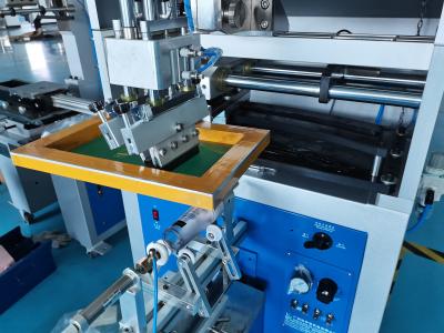 China Semi-Automatic Screen Printing Machine for Plastic/Glass Bottles with Max. φ70mm*180mm Print Size and 36pcs/min Speed for sale