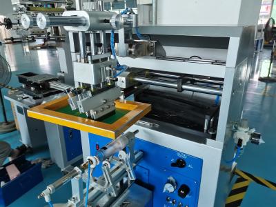 China Semi-Automatic Screen Printing Machine for Plastic/Glass Bottles with Max. φ70mm*180mm Print Size and 36pcs/min Speed for sale
