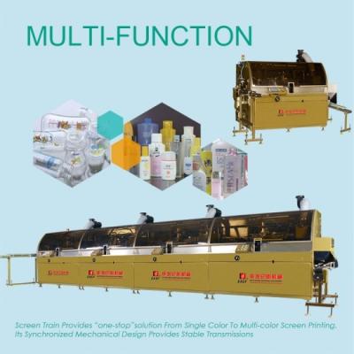 Cina Macchina serigrafica automatica UV per la polimerizzazione di inchiostri per bottiglie rotonde e ovali con pezzi di ricambio gratuiti in vendita