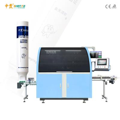 China High Speed (80 pcs/min) Auto Servo Hot-stamping Machine (Optional - Visual Inspection System) for sale