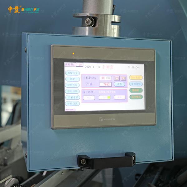 Machine à étiquettes de bouteille automatique pour les bouteilles aplaties aux pôles rondes de place