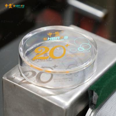 China Máquina de impressão automática plana da tela para a caixa 380V da fundação à venda