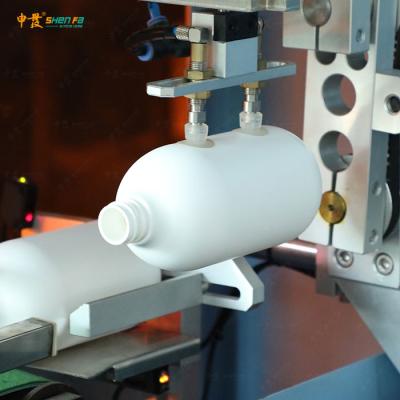 중국 둥근 타원형 편평한 병 인쇄 기계를 위한 75pcs/min 3 색깔 스크린 인쇄기 판매용