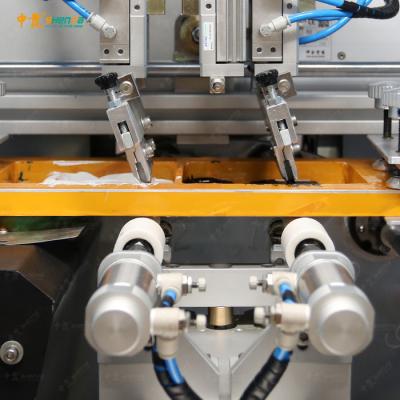 China Cylindrical Bottle Tube Pen Screen Printing Machine Silk Screen Printer for sale