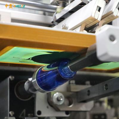 Cina 1 stampatrice di timbratura calda di 2 schermi a colori di colore per la bottiglia di vetro in vendita