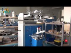Schermdrukmachine voor cosmetische verpakkingen