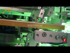 Automatische plastic flessen schermdrukmachine 60pcs/min 35KW