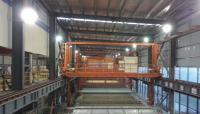 China Automated Vertical Anodizing Line with Manual Racking System - 2000T/Month Capacity, 6500mm Profile Length, 10-12µm Film Thickness for sale