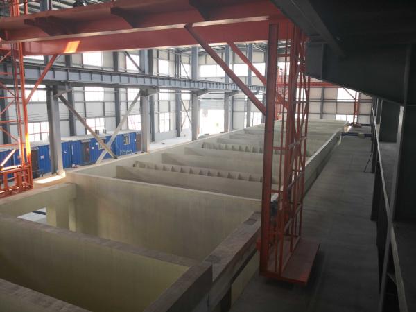 Output 3000 Ton Automated Anodizing Line Aluminium-Legeringsprofiel