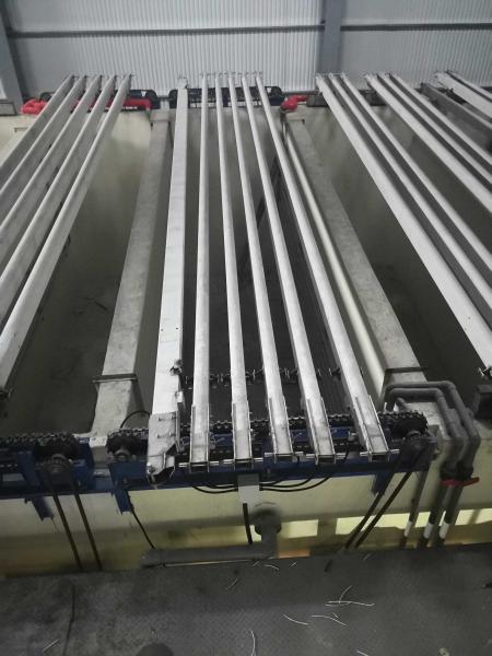 Output 3000 Ton Automated Anodizing Line Aluminium-Legeringsprofiel