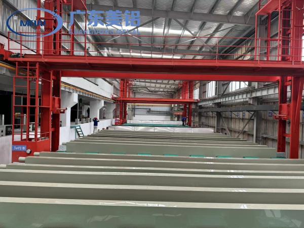 Semi-automatische verticale 1000 ton/maand productielijn voor het anodiseren van aluminium