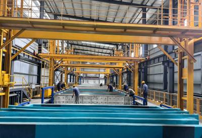 China Intelligent Horizontal Anodizing Line with 750T/month Output 6500mm Max Profile Length and 8-12µm Film Thickness for sale