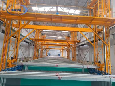 China 2000 Tons/Month U-Shaped Aluminum Anodizing Line for High-End Architectural Doors, Windows and Curtain Wall Profiles for sale