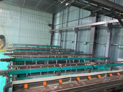 China Vertical Hard Anodizing Line for Aluminum Bike Frames with 30–50μm Dyeable Oxidation and 350 Tons/Month Capacity for sale