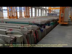 linha de anodização de alumínio fase 380v 50hz do equipamento 850T/Month da C.A. 3