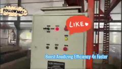 Vertical Aluminum Anodizing Line High Efficiency Solution
