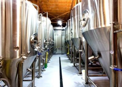 Cina Formi fossette sul rivestimento 7BBL che fa la fabbrica di birra elettrica dell'acciaio inossidabile SUS304 del fermentatore conico in vendita