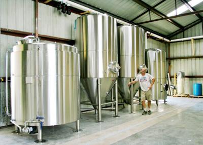 Cina 7BBL Stainless Steel SUS304 Conical Beer Fermenter With Dimple Jacket in vendita