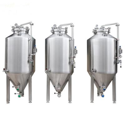 Cina fabbrica di birra conica del fermentatore SS304 della birra su misura 15BBL con il rivestimento del piatto della fossetta in vendita