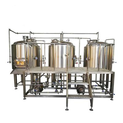 Cina rivestimento di raffreddamento del piccolo della fabbrica di birra 500L glicol dell'attrezzatura SS316 con i semi automatici in vendita