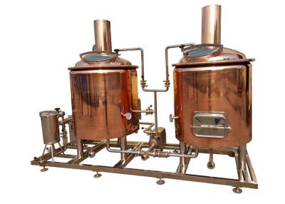 Cina pub 5BBL che fa il riscaldamento di vapore dei sistemi SS304 nella linea di produzione della birra risparmio energetico in vendita