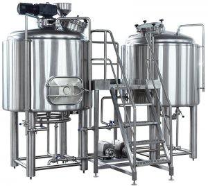 Cina piccolo spessore interno di Shell 3mm dei giunti saldati dell'attrezzatura TIG della fabbrica di birra di capacità 7BBL in vendita