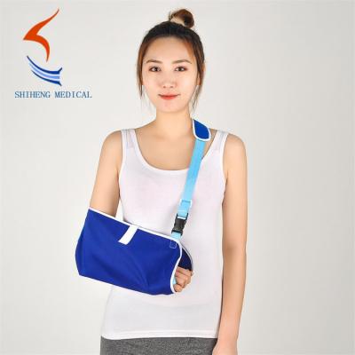 China blue compound fabric arm sling operate easliy free size to adjust for sale