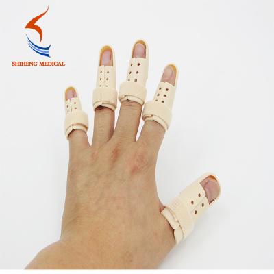 China only one color free size cheape price plastic finger splint with foam for sale