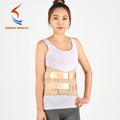 China SH-401 adjust Shiheng  CE  protects waist brace belt gray golden for sale