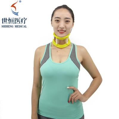 China adjustable  rubber neck support brace SH-107 Cervical collar  easy to wear for sale