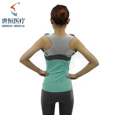 China clavicle brace grey cotton SH-209  back posture correct belt for sale