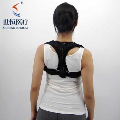 China clavicle brace black cotton SH-210  back posture correct belt CE for sale
