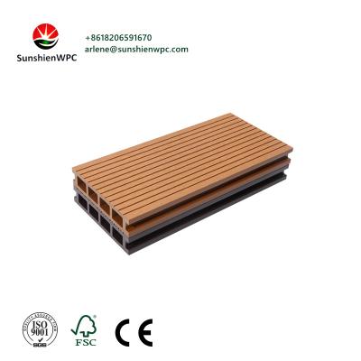 China Sunshien WPC different colours in the decking to expanding business for sale