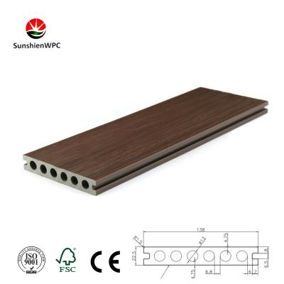 China PVC decking construction material by co-extrusion technology hot sales best quality for sale