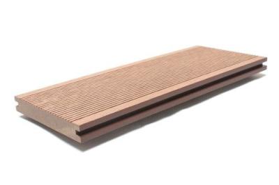 China Sunshien WPC Outdoor solid wood Flooring composite decking board also used for porch and railing for sale
