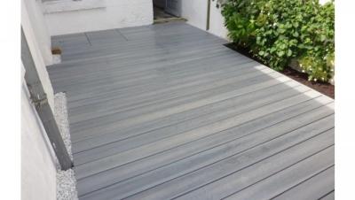 China WPC Outdoor Flooring composite decking board for porch and railing for sale